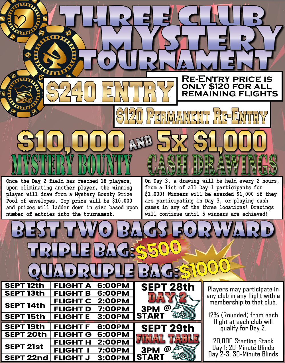 September Promotions :: The River League